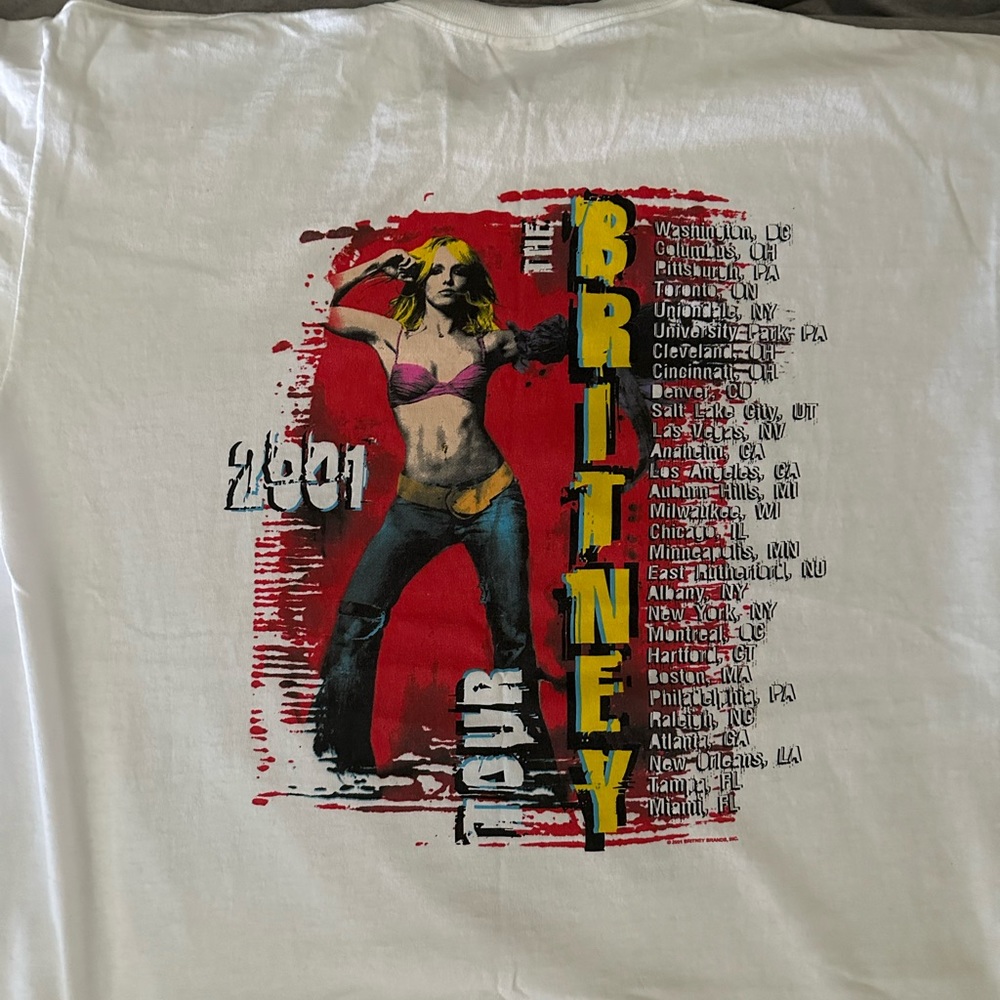 Vintage 2001 Britney Spears Britney Tour Shirt - Gem